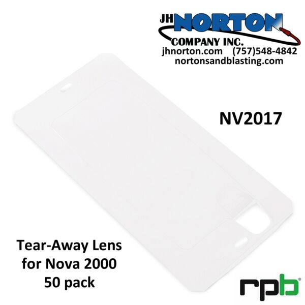 Lens, Tear-Away for Nova 2000 (50 pack)- NV2017