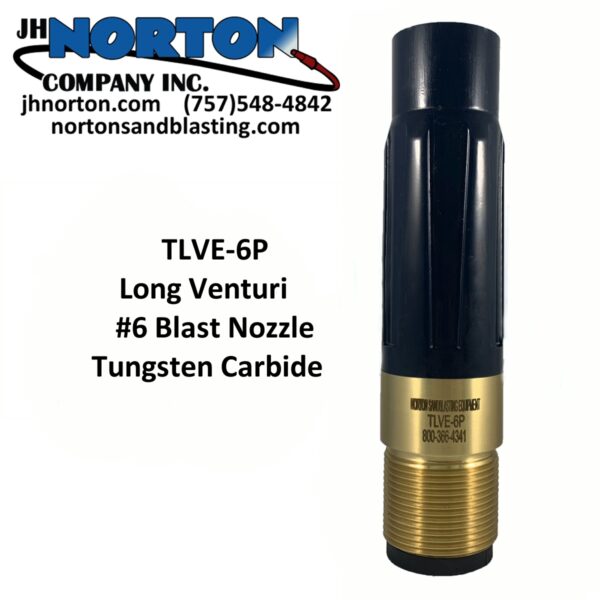 Sandblasting Nozzle: Long Venturi Tungsten Carbide #6